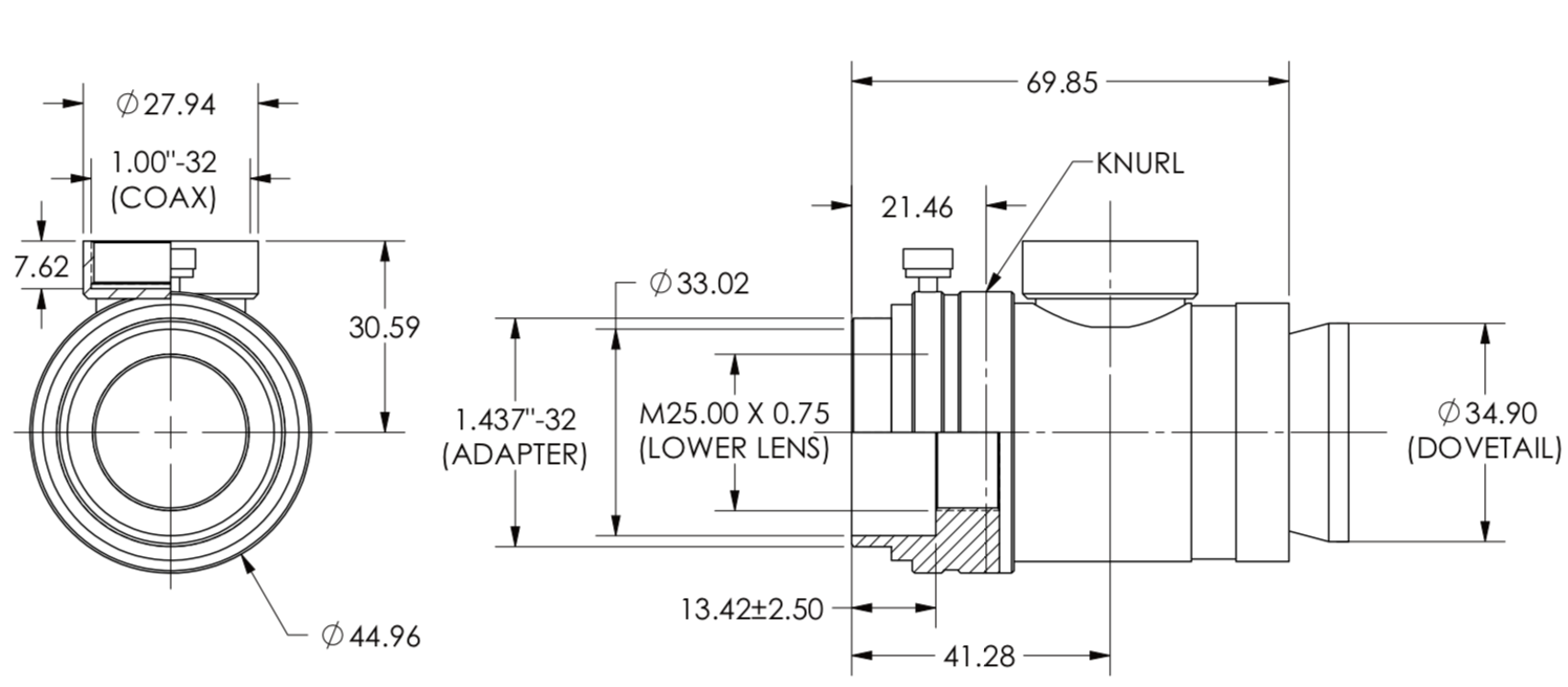 Excelitas Optem Fusion Lower Function Modules 35-04-13-000