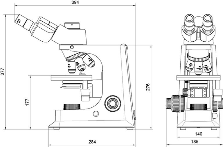 SMART Biological Microscope dimension - Vital Vision Technology Pte Ltd